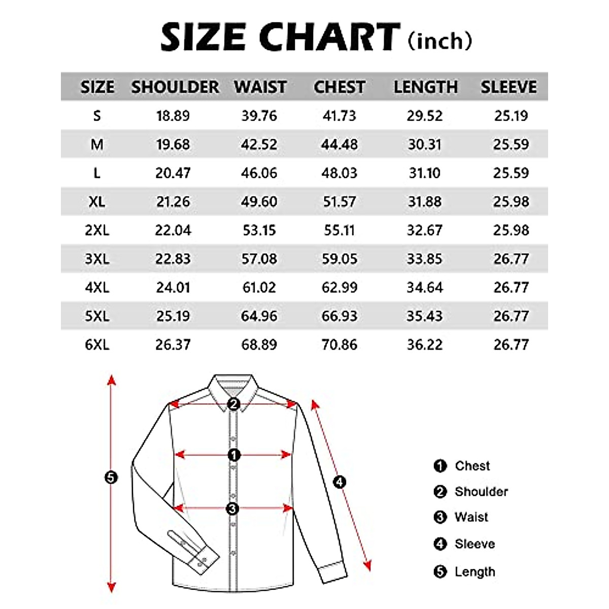 J.VER Men's Casual Long Sleeve Dress Shirt Print Business Button Down Shirts Burgundy 3X-Large