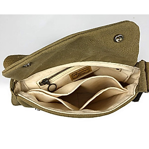 American Glory Unisex Vintage look Canvas Desert Crossbody Handbag