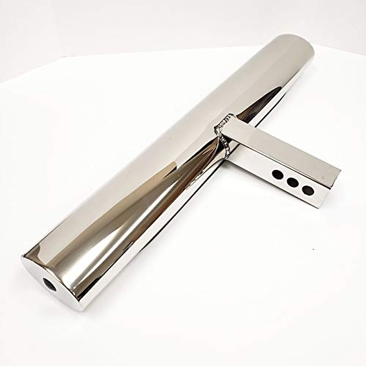 LEDIN 28" Lx3 Hx4 W Towing Hitch Step Bar 2" Receiver Chrome 4" Oval Straight Universal Truck Trailer Rear Bumper Guard