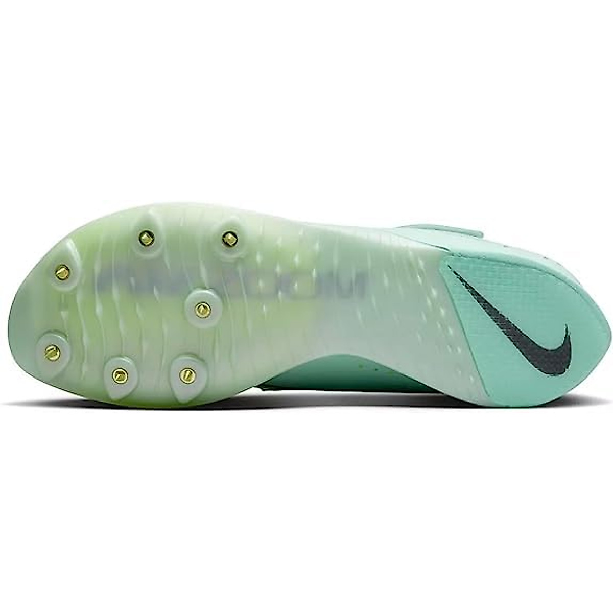 Nike Air Zoom Mens LJ Elite DR9924-300 Long Jumping Shoes Track Spikes Size 10 US Green