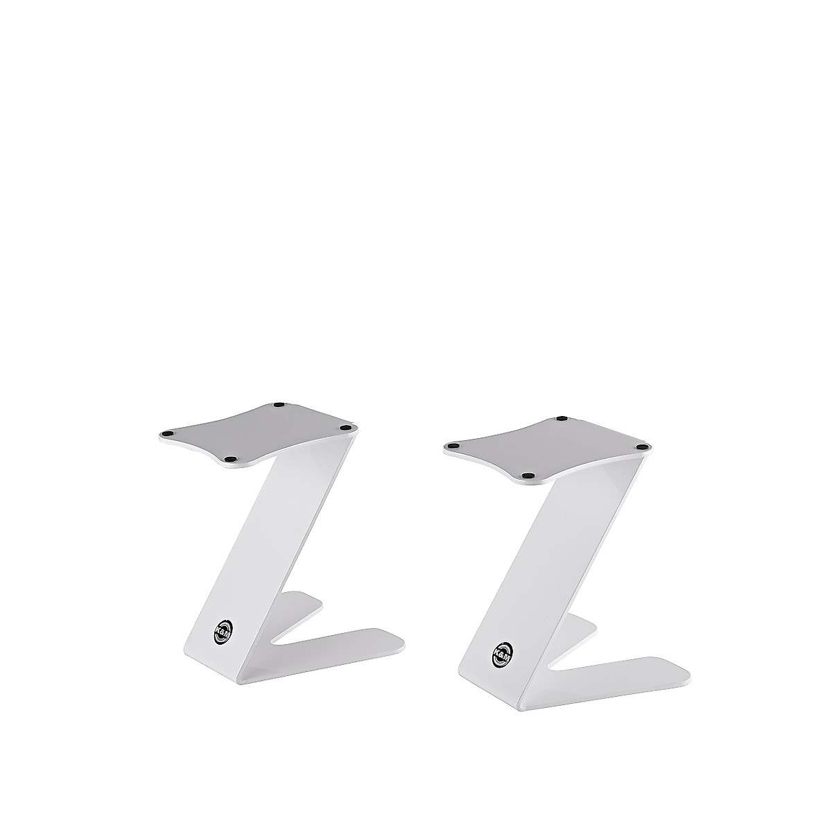 K&M 26773 Desktop Monitor Stand, Z Stand, Color: White