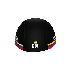 ScudoPro Colombia Black Code Bike Cycling Cap Road MTB or Running