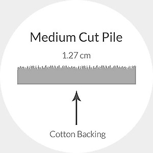 SAFAVIEH Chatham Collection 3' x 5' Black/Ivory CHT733K Handmade Geometric Premium Wool Area Rug