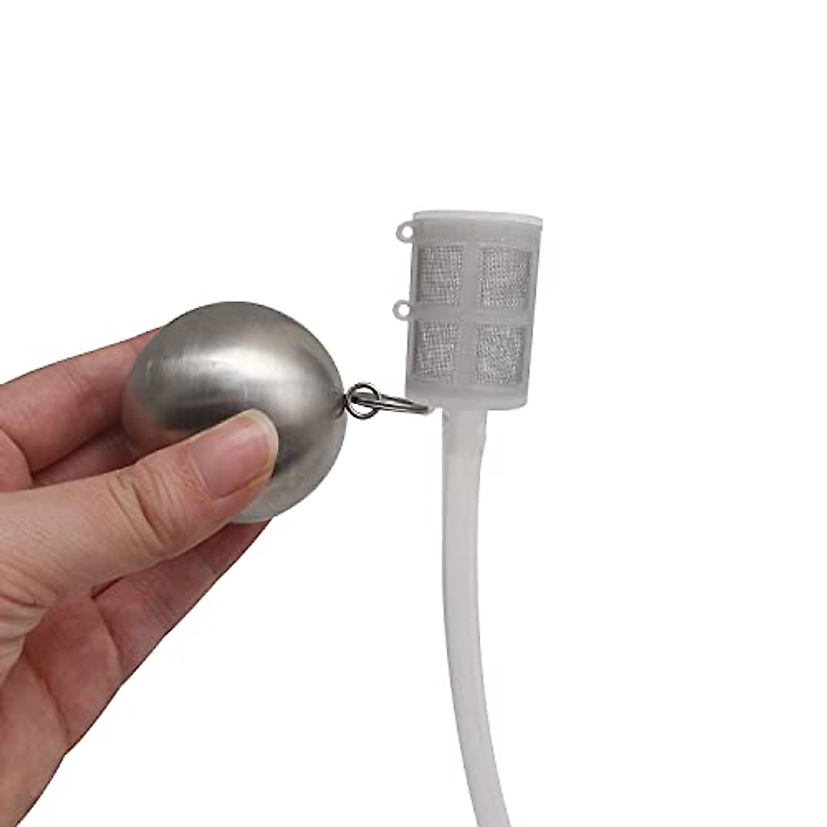 304 Stainless Home Brew Beer FermZilla Ball Floating Beer Keg Liquid Dip Tube with Floating Dip Tube Filter and 80CM Silicone Dip Tube