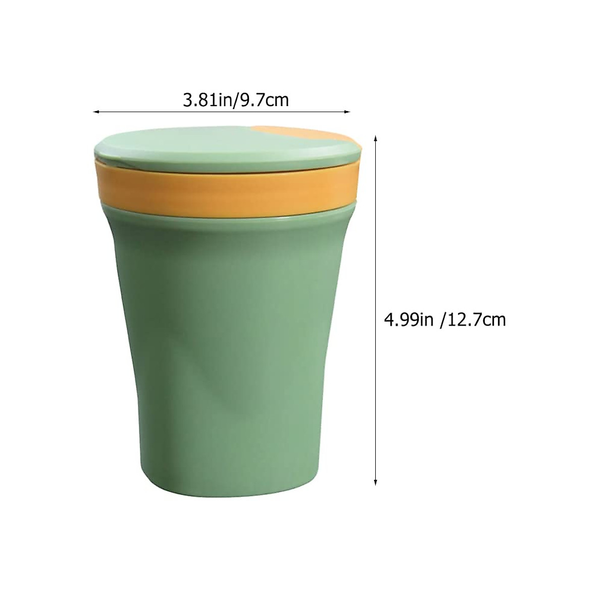 TOPBATHY 2pcs Breakfast Cup Breakfast Milk Cup Mug Microwave Soup Cup Travel Breakfast Jar Insulated Soup Cup Portable Milk Cup Adult Crunch Cup Food Cereal Hot Insulation Office Spoon Pp