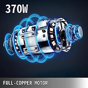 Pizza Dough Roller Sheeter, 10-30cm Automatic Dough Press Machine, Commercial 370W Electric Pizza Making Machine, for Pizza Bread and Pasta Maker Equipment