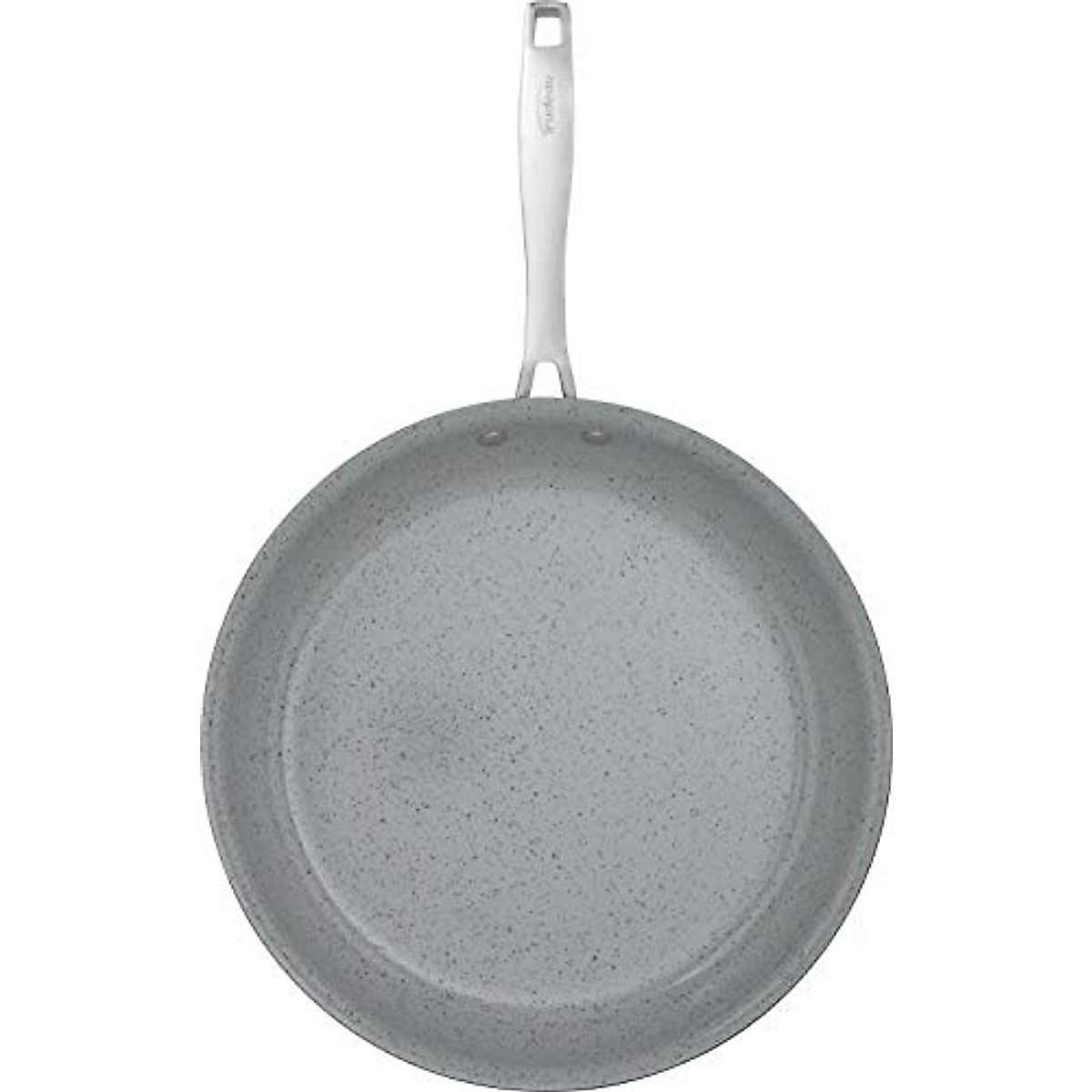 Trudeau Pure Ceramic Frying Pan, 12-Inch, Grey