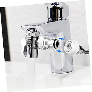 KONTONTY 3pcs Water Inlet Adapter Washing Machine Faucet Diverter Sink Aerator Adapter Multi Purpose Sink Faucet Adapter for Washing Machine Brass Faucet Accessories Fully Automatic Copper