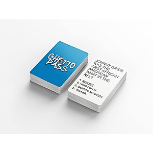 LewisRenee Ghetto Pass Black Culture Celebration Hood Trivia Game - Perfect Black Card Games for Black People & Those Who Love Black Culture Games Family Game Nights Urban Fun for All Ages