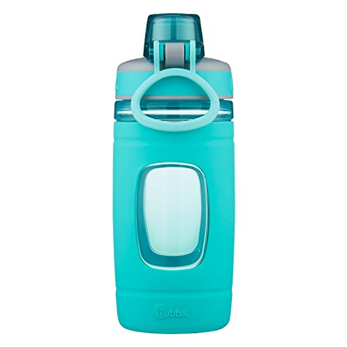 Bubba Flo Kids Water Bottle with Leak-Proof Lid, 16oz Dishwasher Safe Water Bottle for Kids, Impact and Stain-Resistant, Aqua Waters