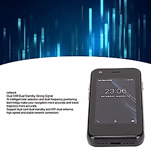 2.5 Inch 3G Smartphone, 1and 8G Unlocked Children Phone Pocket Cellphone, Mini Slim Body Android Cell Phones, Front Camera 200W and Rear Camera 500W, 1580mAh Battery(Black)