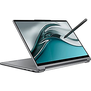 Lenovo Latest Yoga 9i, 12th Gen i7-1260P, 14" FHD (1920 x 1200) IPS, Anti-Glare, Touch, 400 nits,16 GB DDR5, 512 GB SSD, 1080P Camera, Pen 2, 3.3 lbs, Win 11 - Strom Grey (82LU004CUS)