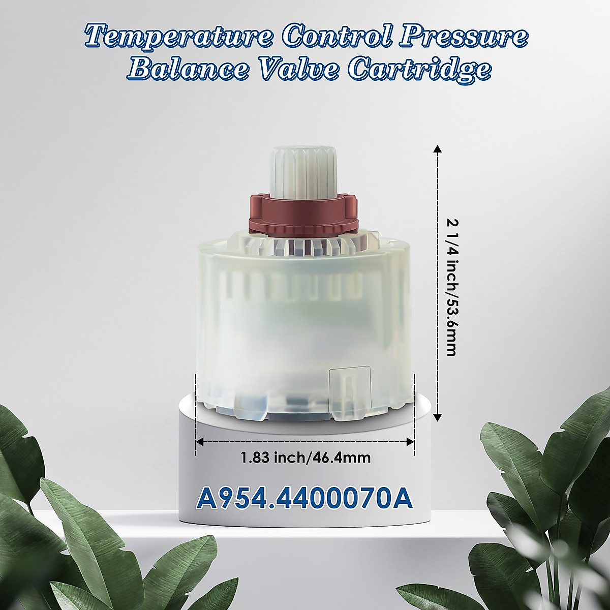 Dreyoo Pressure Balance Cartridge Replacement, Compatible with A954.4400070A American Standard R110/R115 for Bath Tub and Shower Single Lever Faucets Handle Valves