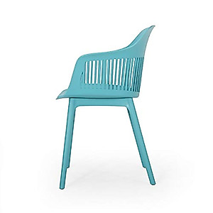 Christopher Knight Home Ladonna Outdoor Dining Chair (Set of 2), Teal