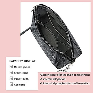 DAVIDJONES Faux Leather Hobo Purse and Wallet set for women Small Chain Crossbody Bags for Girls Bundle