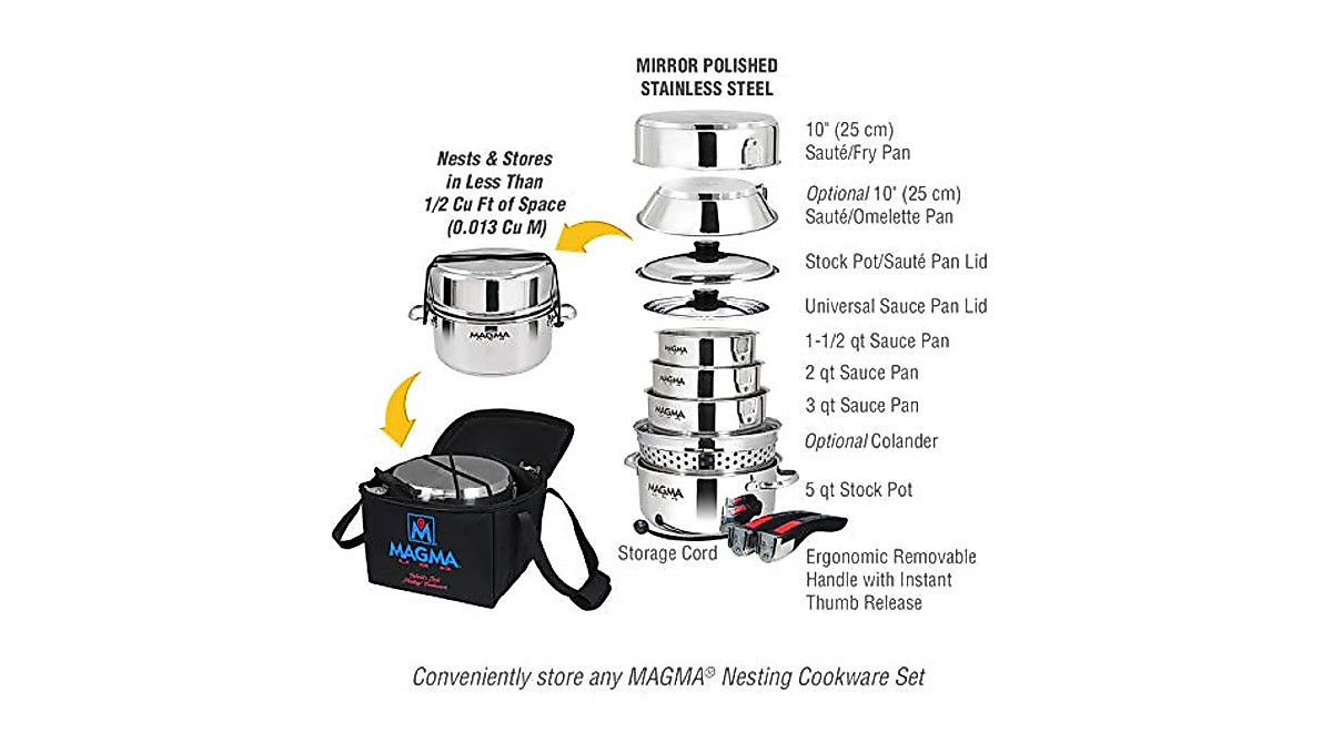 Magma Padded Nesting Cookware Storage Case