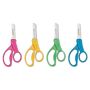 Westcott 5’’ Kids' Scissors, Blunt (13130), Assorted Colors