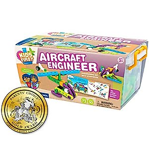Kids First Aircraft Engineer | STEM | 32 Page Full-Color Illustrated Storybook | Ages 3+ | Preschoolers and kindergartners | Develop Fine Motor Skills | Parents Choice Gold Award, Multi-colored, Standard