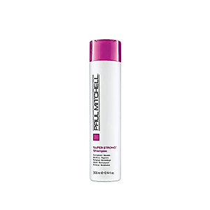 Paul Mitchell Super Strong Shampoo, Strengthens + Rebuilds, For Damaged Hair, 10.14 fl. oz.