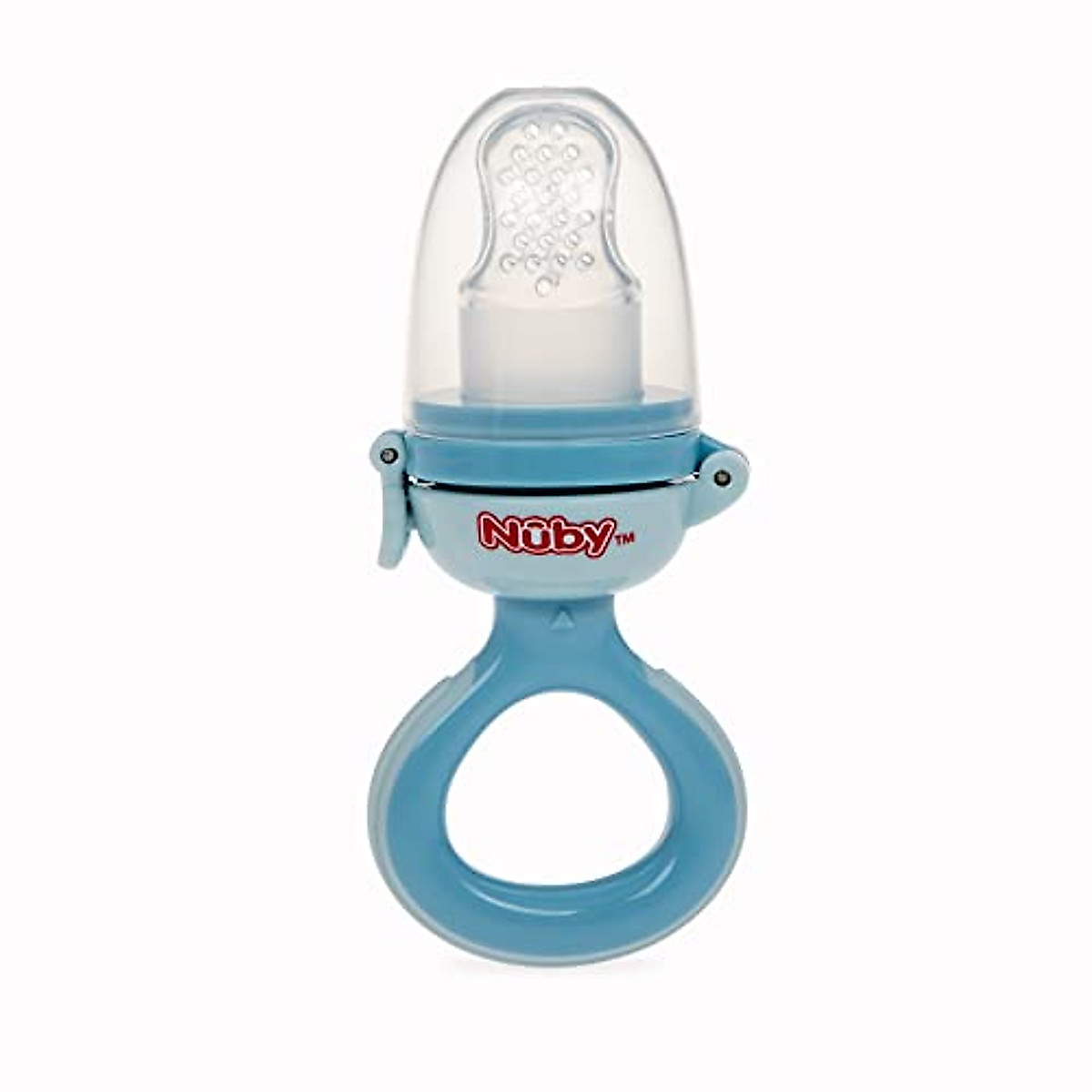 Nuby Twist N' Feed Infant First Foods Feeder with Hygienic Cover: 10M+, Colors May Vary, Multi