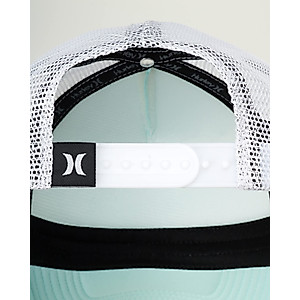 Hurley Women's Baseball Cap - Icon Snap-Back Trucker Hat, Size One Size, Jade Aura