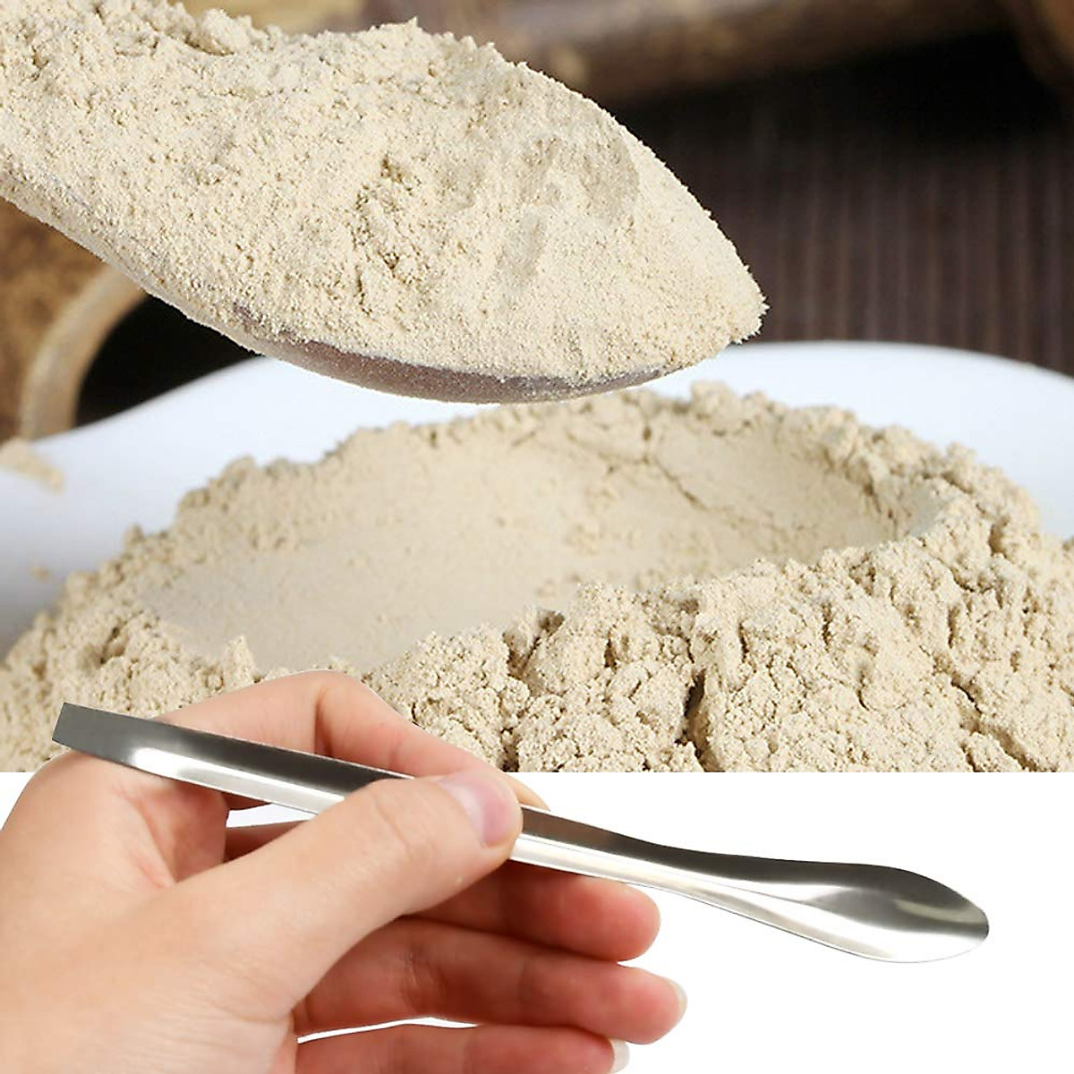 12 Pcs Stainless Steel Lab Spatula Micro Lab Scoop Spoon Reagent Laboratory Spatula Sampling Spoon with Pouch for Powders Gel Cap Filler, Capsule Filler