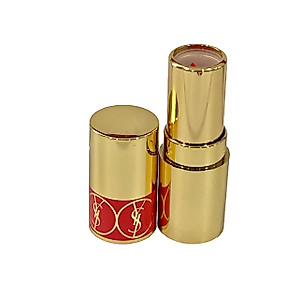 YVES SAINT LAURENT Rouge Volupte Shine Lipstick Balm # 45 Red RougeTuxedo MINI/SMALL/SAMPLE SIZE/TRAVEL SIZE