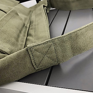 PRAGARI Canvas Messenger Bag Crossbody for Women Green Shoulder Aesthetic Laptop Tote Bag Hobo Large Cute School Travel Vintage Multiple Pockets