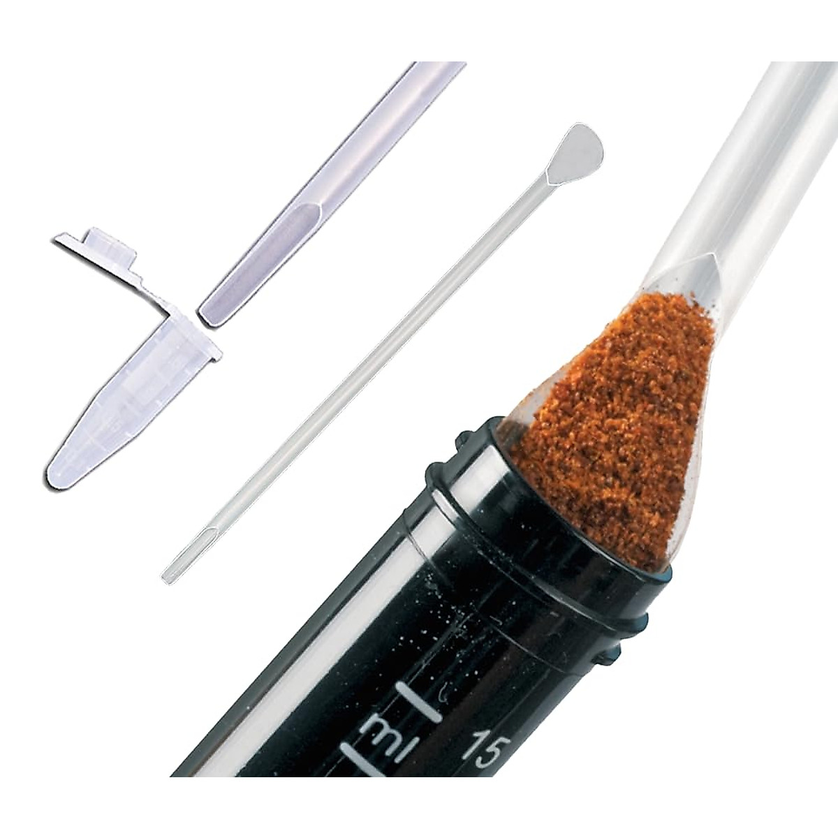 LevGo® 17261 Short smartSpatula® Disposable Multipurpose Laboratory EcoSpatula, PP, 140 x 7 mm (300 spatulas per Pack). Look for The V at The Neck.