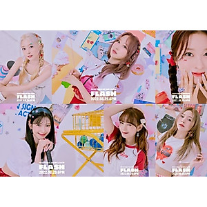 DREAMUS ROCKET PUNCH FLASH 2nd Single Album CD+Poster+Photobook+Photocard+Sticker+Message card+Tracking, Pink