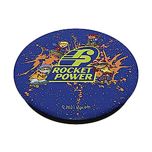 Rocket Power Paint Splatter Logo PopSockets PopGrip: Swappable Grip for Phones & Tablets