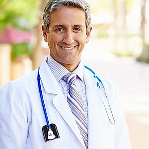 Black Waist Belt Stethoscope Holder Clip Lightweight Holster Plastic Stethoscope Tube Holder, Fits Most