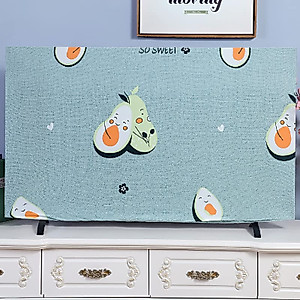 YIJIAFEIFEI LCD TV Dust Cover with Elastic Edge, Breathable TV Cover Dust Proof for Flatscreen, Soft Polyester Fiber Cover for Tv(Size:40 inches)