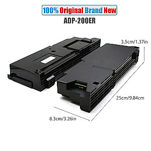 Cuifati Power Supply Unit for PS4 ADP-200ER,for Sony PS4 CUH-1215A CUH-12XX Serie,Replacement Power Adapter,