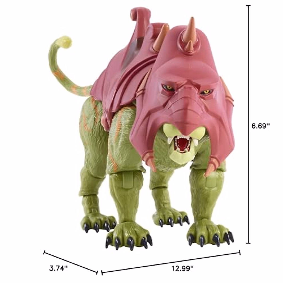 Masters of the Universe Masterverse Battle Cat, 14-in Motu Battle Figure for Storytelling Play and Display, Gift for Kids Age 6 and Older and Adult Collectors [Amazon Exclusive]