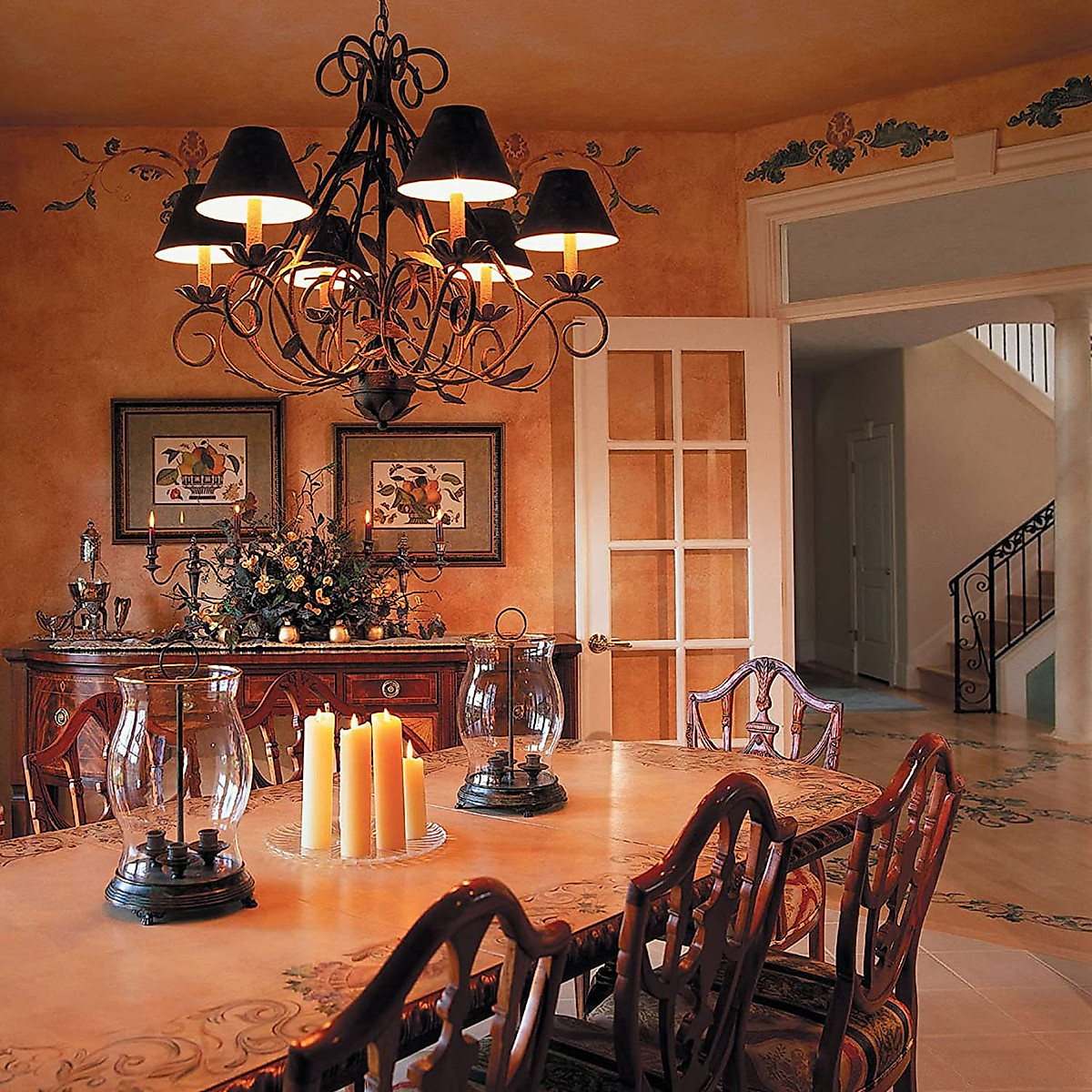 40W Incandescent Torpedo Tip Chandelier with Crystal Clear Incandescent Light Bulbs Tip Light Bulb and Medium E26 Candelabra Base (6 Pack) (6)