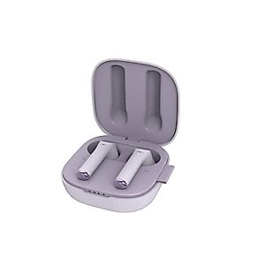 LARK Wireless Earbuds TWS 5.0, Charging Case, Touch Adjustable Volume, Waterproof, 35hour Cyclic Playtime, Suitable for iPhone & Android & Samsung, Semi-in Ear Stereo Earphones(Purple)
