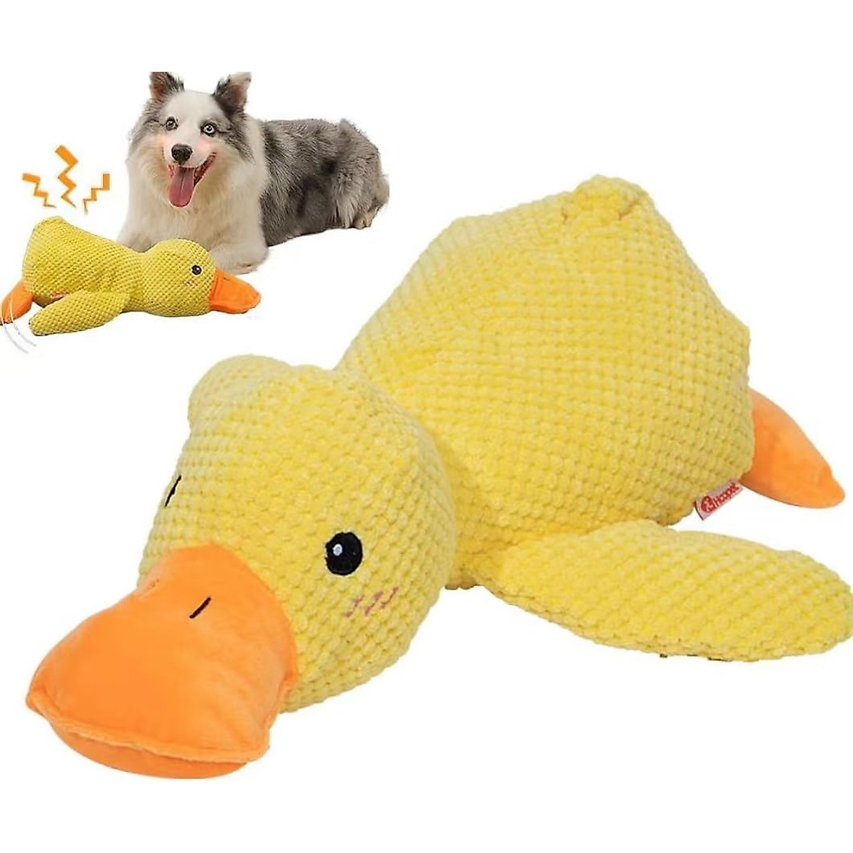Generic The Mellow Dog Calming Duck Toy - Zentric Quack-Quack Duck Toy for Anxious Dogs