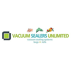 2 Pack of Vacuum Sealers Unlimited - 11" x 50' Rolls For FoodSaver, etc. - Thicker, Heavy-Duty Commercial Quality Textured Vacuum Sealer Bags - BPA Free
