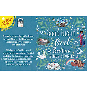 Good Night, God Bedtime Bible Stories - Children's Read-Aloud Treasury Filled With Short 5-Minute Stories for Babies, Toddlers, and Children (Little Sunbeams)