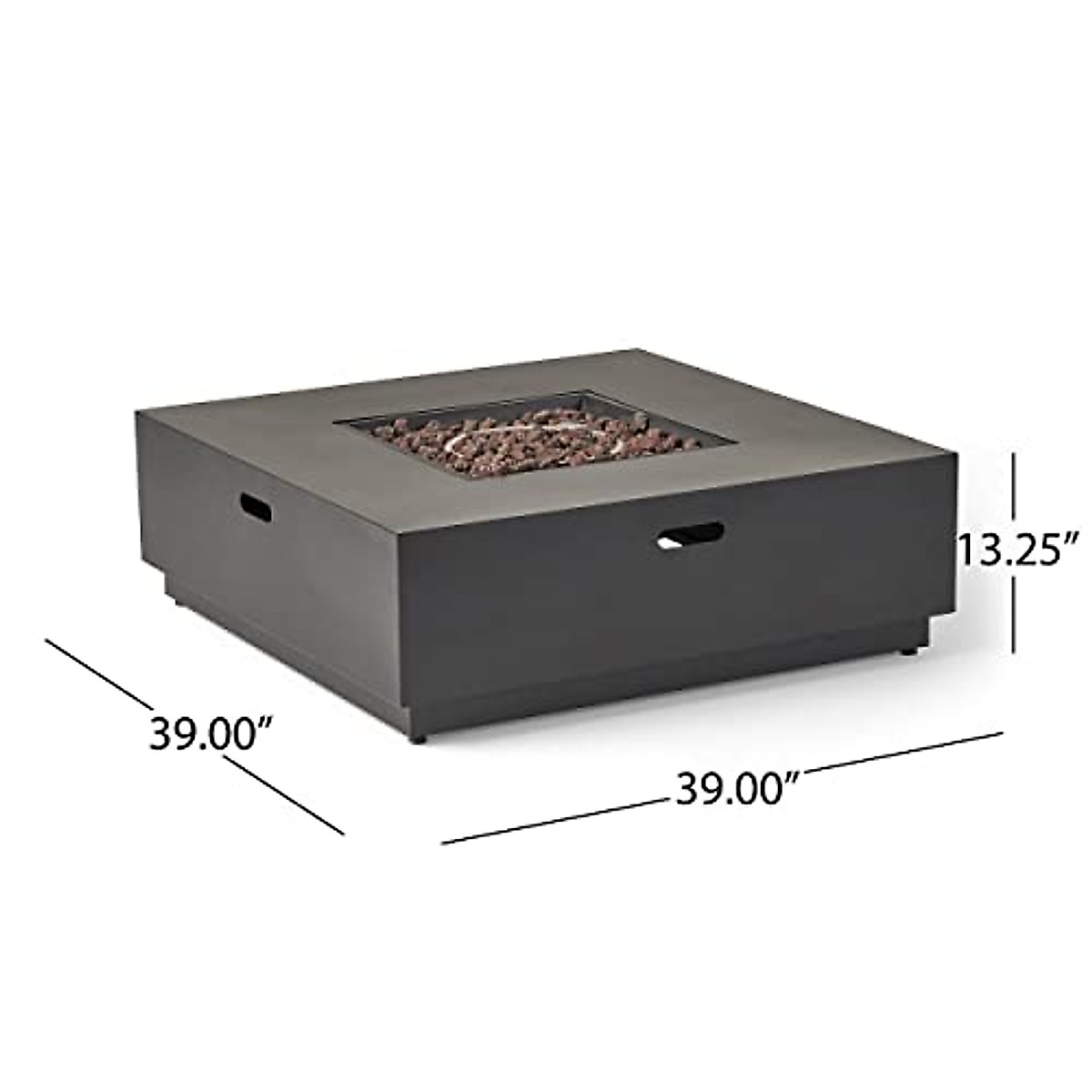 Christopher Knight Home 317513 Wellington Fire Pit, Dark Gray