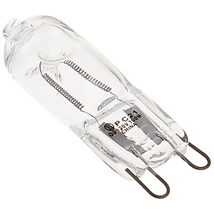 Satco S4642 100 Watt 1700 Lumens T4 Halogen G9 Double Loop Base 120 Volt Clear Light Bulb, Dimmable