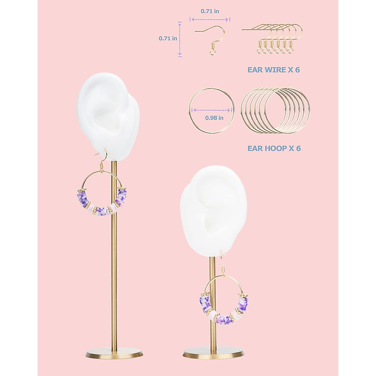 Deinduser Clay Beads 7200 Pcs 2 Boxes Bracelet Making Kit - 24 Colors Polymer Clay Beads for Bracelet Making - Jewelry Making kit with Gift Pack - Bracelet Making Kit for Adults - Heishi Disc Beads