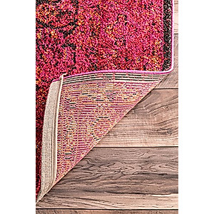 nuLOOM Vintage Shuler Area Rug, 7' 10" x 11', Cherry Pink