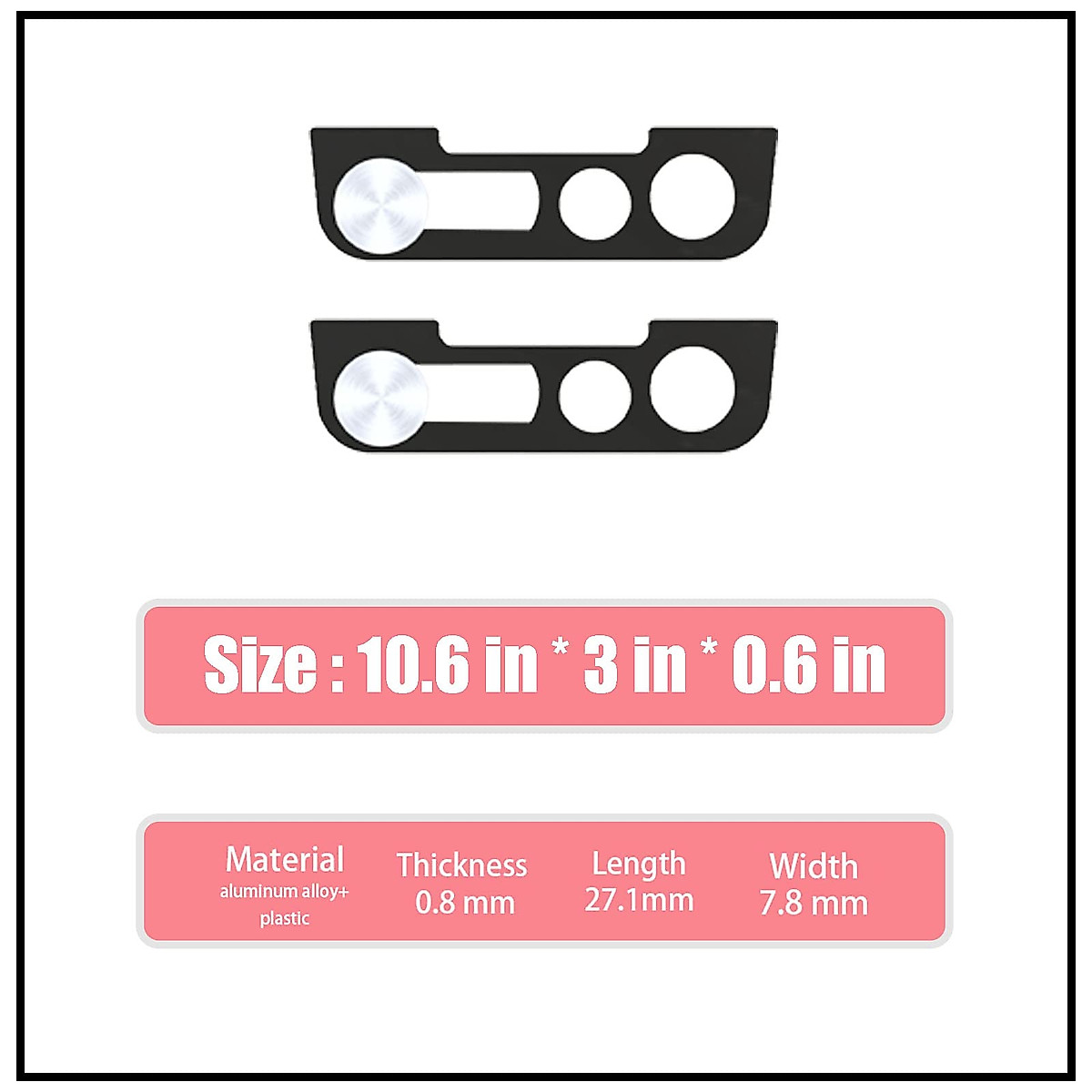 Camera Cover Protector, Camera Lens Cover Compatible with iPhone 14/iPhone14 Plus/iPhone 13/13mini/13Pro/13Pro Max,Camera Lens Protector Protect Privacy and Security(2PCS,Silver)