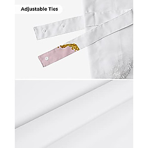 Tie Up Valance Curtains Natural White and Pink Wild Marble Kitchen Cafe Valances for Windows,Rod Pocket Adjustable Balloon Window Shades for Living Room Bathroom Gold Line Stone Texture,1 Panel