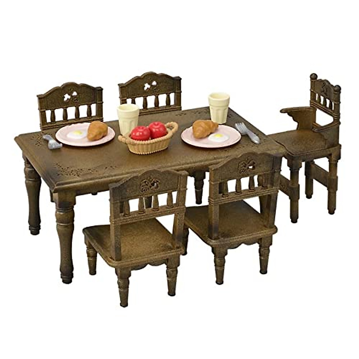 Calico Critters Large House with Carport Gift Set, Dollhouse Playset with Collectible Figure, Vehicle, Furniture and Accessories - Amazon Exclusive!