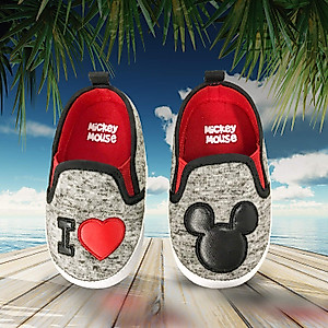 Disney Mickey Mouse Red and Black Infant Shoes - Size 12-18 Months