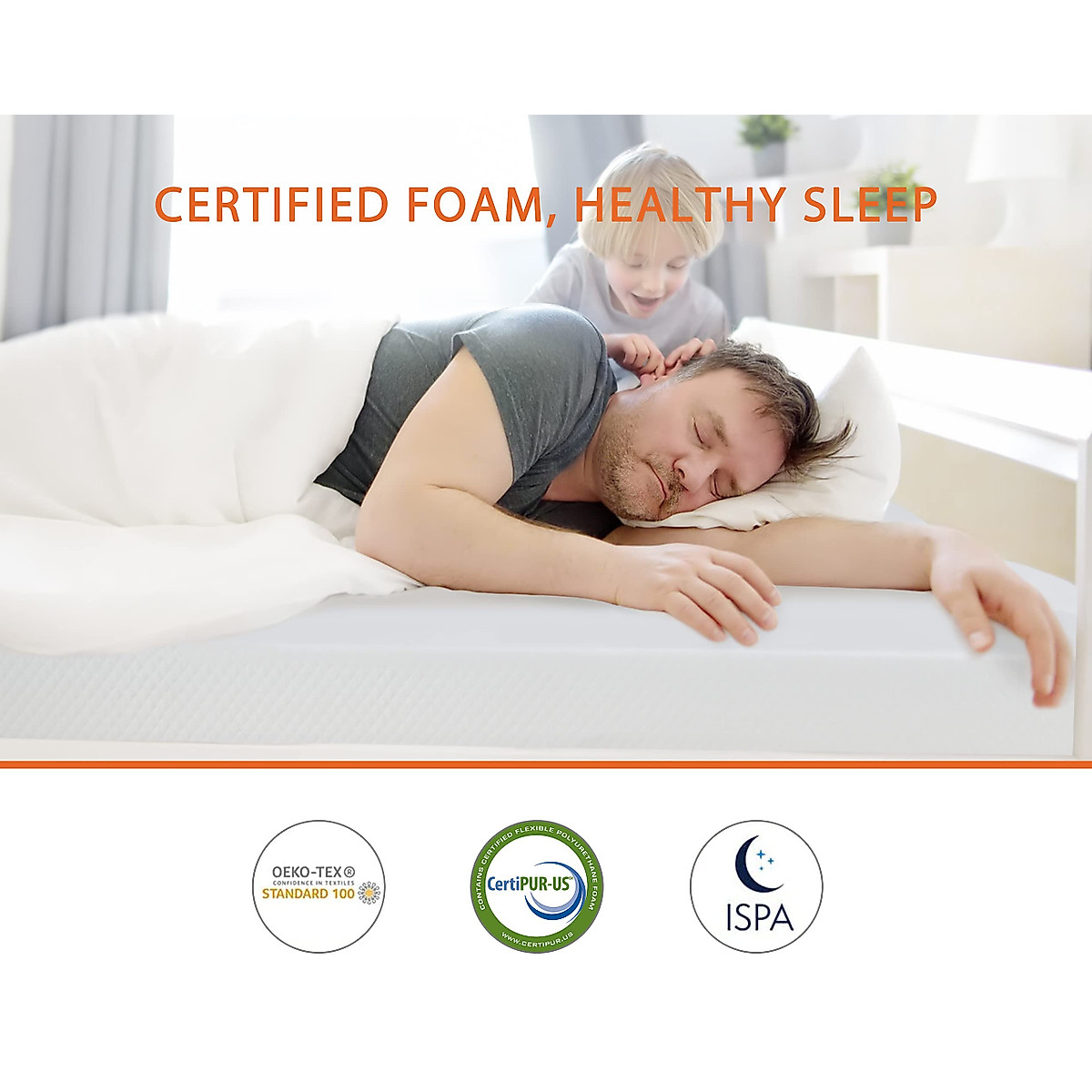 HWGEBY Queen Mattress,6 Inch Medium Firm Mattress, Gel Memory Foam Mattress, Cool to Sleep and Pressure Relief, Certipur-Us Certified, Memory Foam Mattress,Queen Size Mattress in a Box