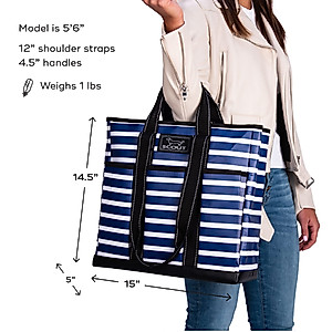 SCOUT Pocket Rocket - Work Tote Bags For Women - 6 Exterior Pockets - Large Tote Travel Bag, Nurse Bag, Teacher Bag, Mom Bag